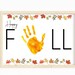 Happy Fall Handprint Craft, Printable DIY Autumn Handprint Art ...