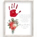 Christmas Handprint Craft, Printable DIY Christmas Card, Child ...