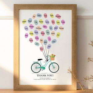 Teacher Appreciation Gift, DIY Personalized Thumbprint Keepsake From ...