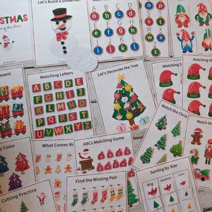 Christmas Activity Mega Bundle: Printable Holiday Learning Fun for ...