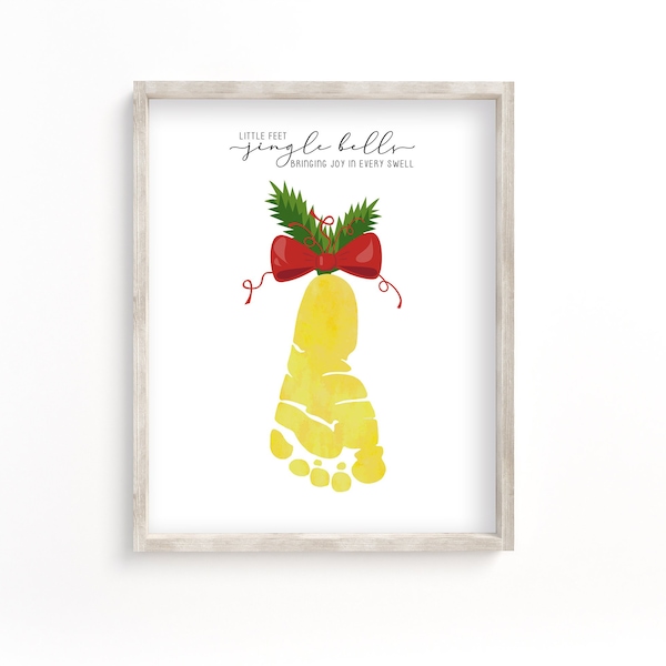 Footprint Holiday Craft - Etsy