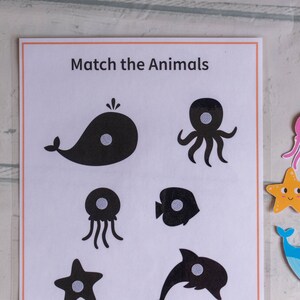 Educational Activity, Visual Discrimination Matching Game, Homeschool ...