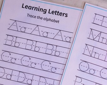 Educational Activity, Alphabet Worksheet, Homeschool Printable, Busy ...