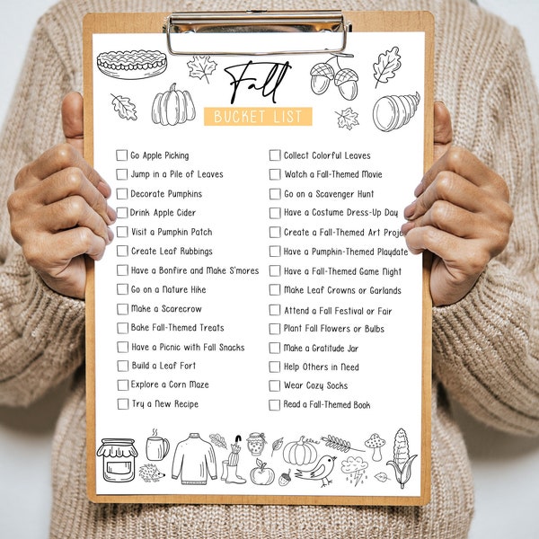 Seasonal to Do List Printable - Etsy
