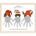 Gnome Christmas Handprint Craft, Gnome Place Like Home for the Holidays ...