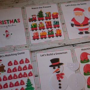 Christmas Activity Bundle 3: Printable Holiday Learning Fun - Etsy