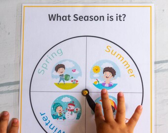 Educational Activity Circle Time Learning Tool Homeschool | Etsy