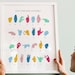 American Sign Language Poster, Educational Printable, ASL Alphabet ...