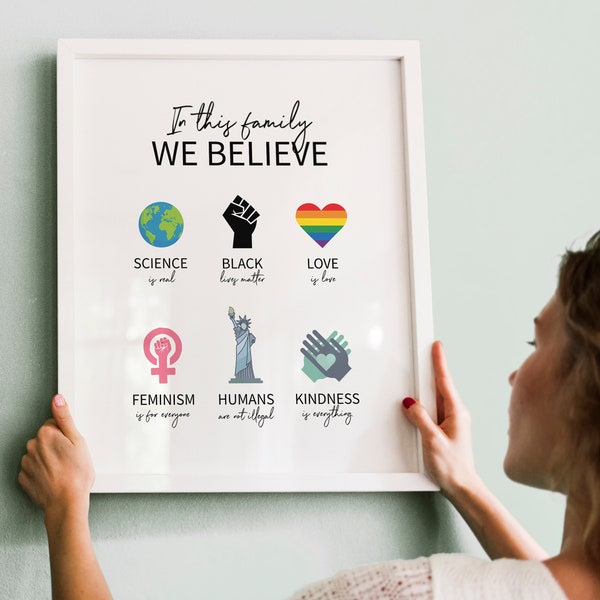 In This House We Believe - Etsy