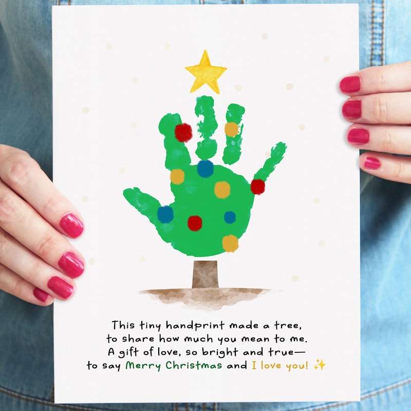 Christmas Tree Handprint Poem - Etsy