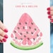 You Are One in a Melon Footprint Art, Preschool Father's Day Craft for ...