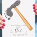 Best Dad You Nailed It Footprint | DIY Footprint Craft | Father's Day ...