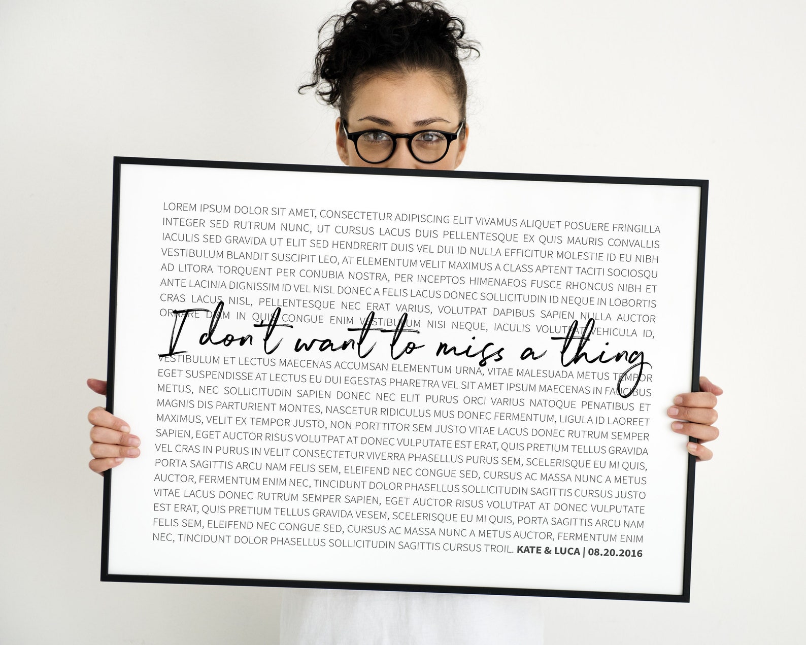 Song Poster Song Lyrics Wall Art Custom First Dance for - Etsy