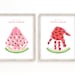 You Are One in a Melon Footprint Art, Preschool Father's Day Craft for ...