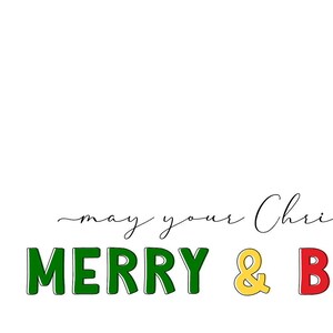 Christmas Handprint Craft, Merry & Bright Holiday Activity, Printable ...