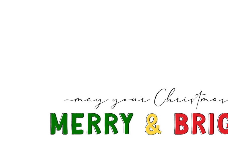 Christmas Handprint Craft, Merry & Bright Holiday Activity, Printable ...