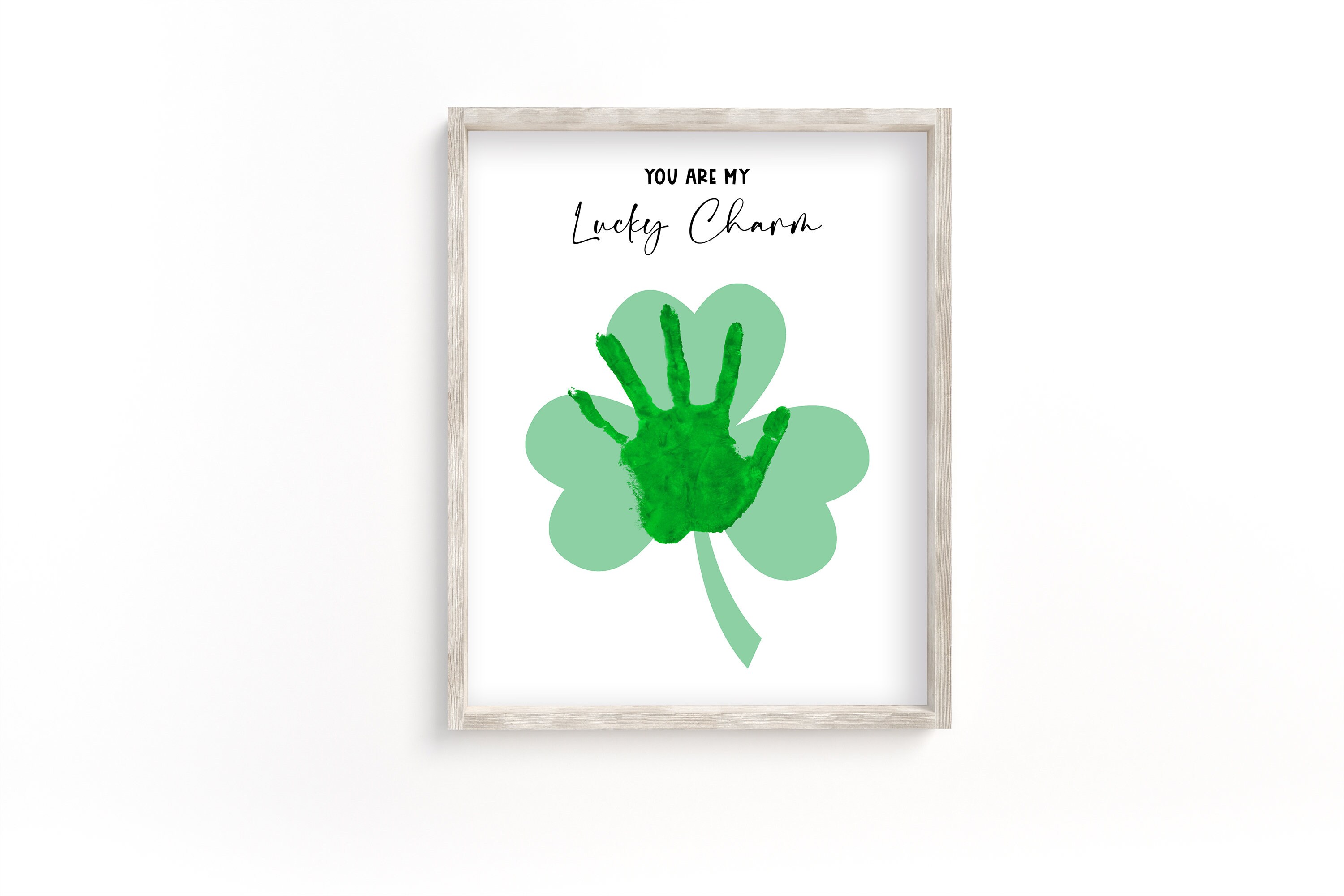 St Patrick's Day Craft Bundle DIY Handprint Template - Etsy