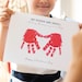 Happy Valentines Day Handprint Art, Preschool Valentine Day Craft for ...