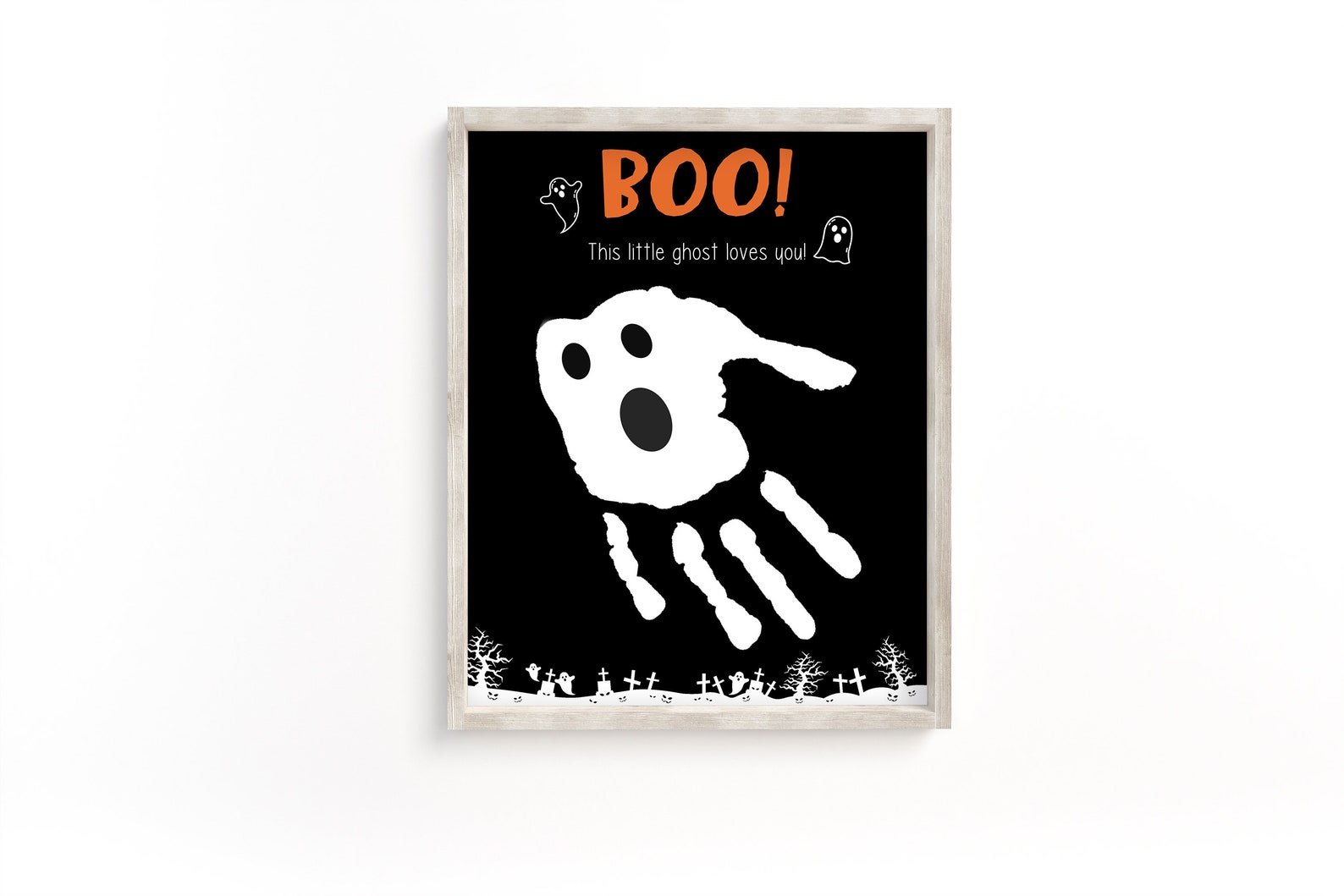 Halloween Handprint Footprint Craft Bundle DIY Keepsake Kids - Etsy