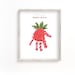 I Love You BERRY Much Handprint Art, Preschool Father's Day Craft for ...
