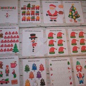 Christmas Activity Bundle 3: Printable Holiday Learning Fun - Etsy