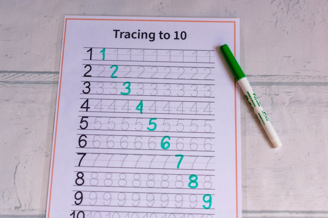 Educational Activity, Numbers Worksheet, Homeschool Printable, Busy ...