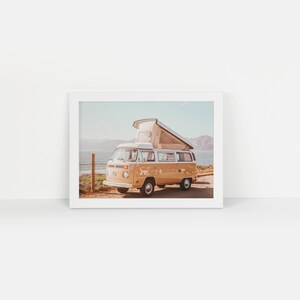 Camper Van Printable Vintage Bus Poster Beach Surf Spot - Etsy Canada