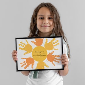 Teacher Appreciation Handprint Craft | You Help Me Shine | End of Year ...
