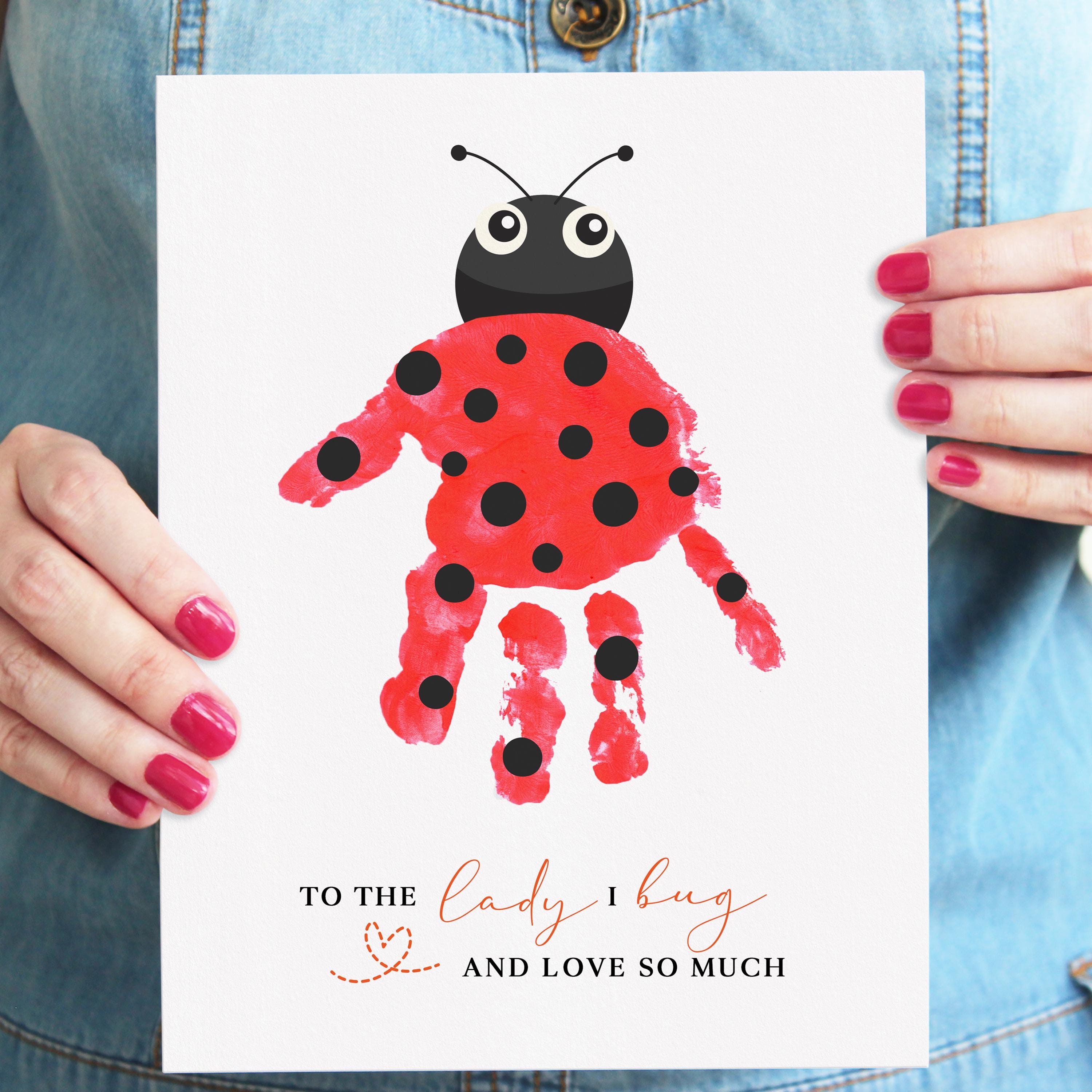 L Is For Ladybug Handprint