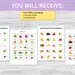 Fruit & Vegetable Sorting Activity, Homeschool Educational Worksheet ...