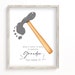 Grandpa's Nailed It Footprint Art: DIY Father's Day Keepsake (digital ...