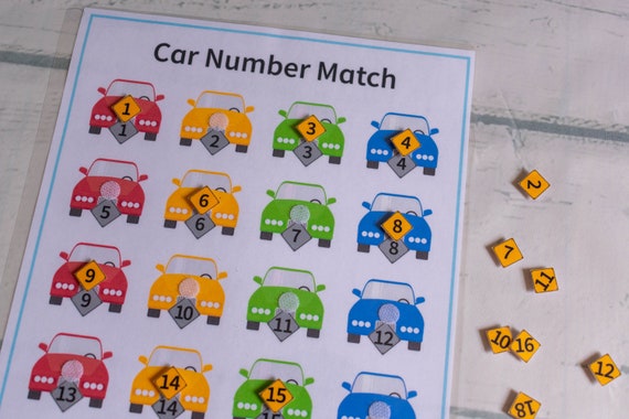 Educational Activity Numbers Worksheet Homeschool Printable | Etsy