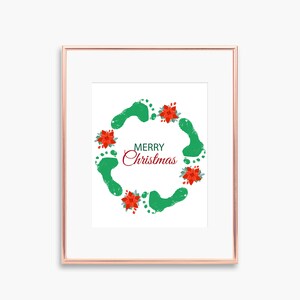 Holidays Handprint Craft, Printable DIY Christmas Art, Handprint Art ...