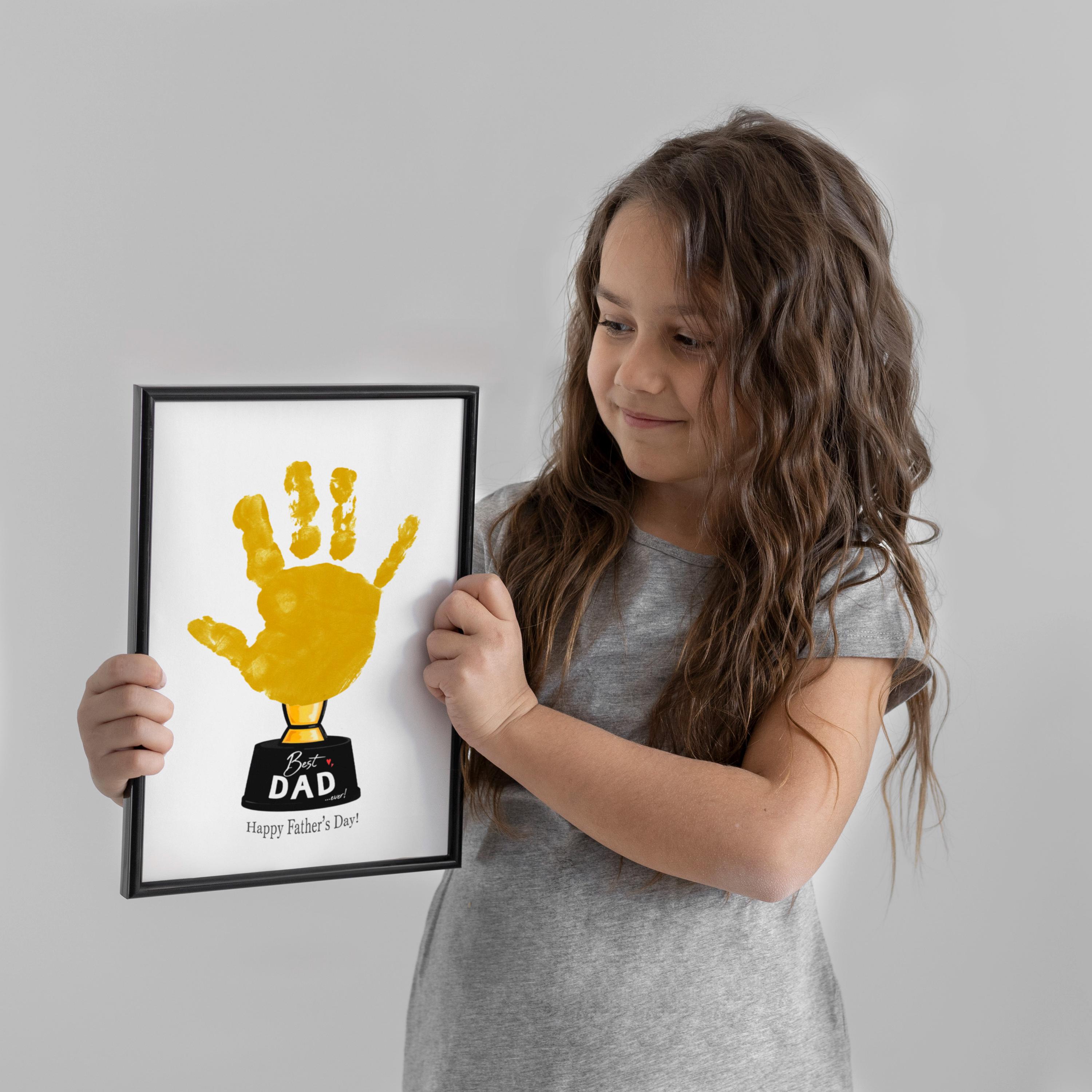 Father's Day Handprint Trophy Craft: DIY Dad Gift (digital Download) - Etsy