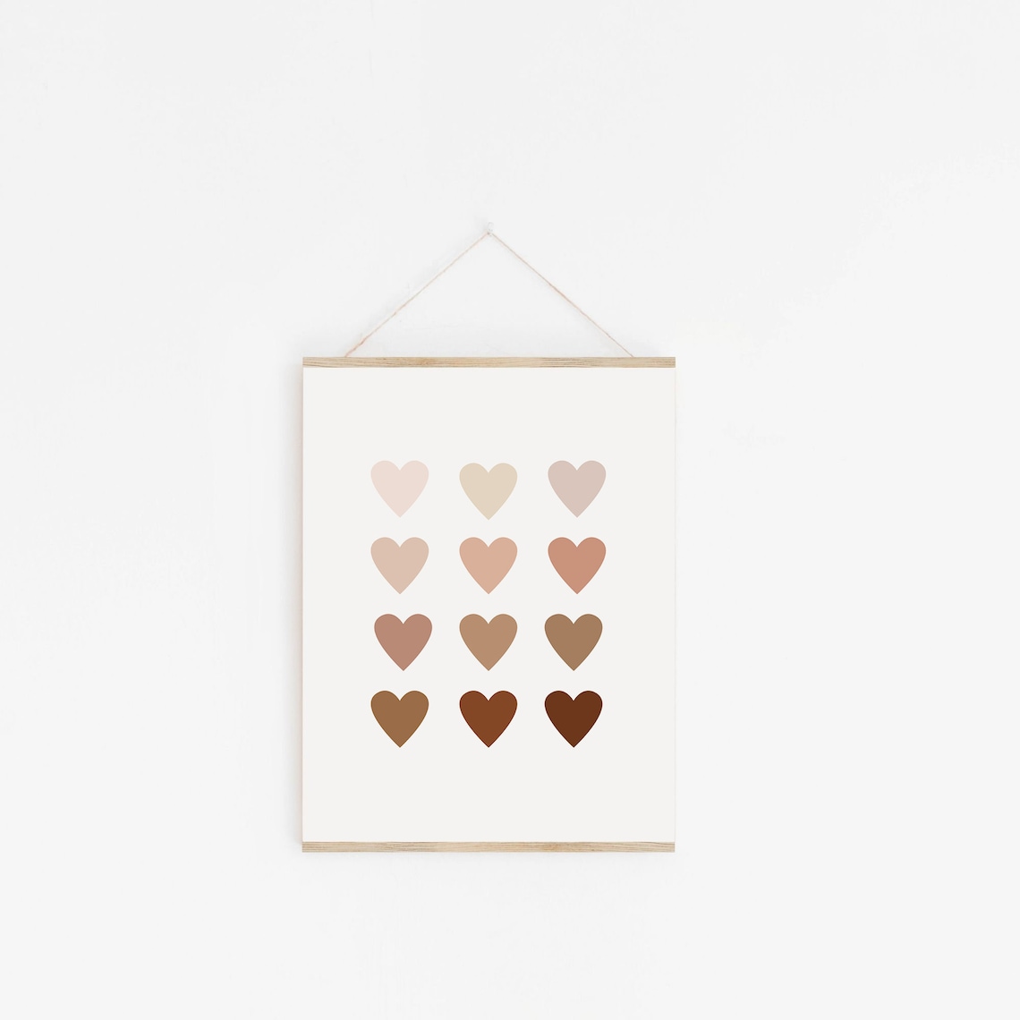 Hearts Printable Neutral Hearts for Modern Nursery Living - Etsy Canada