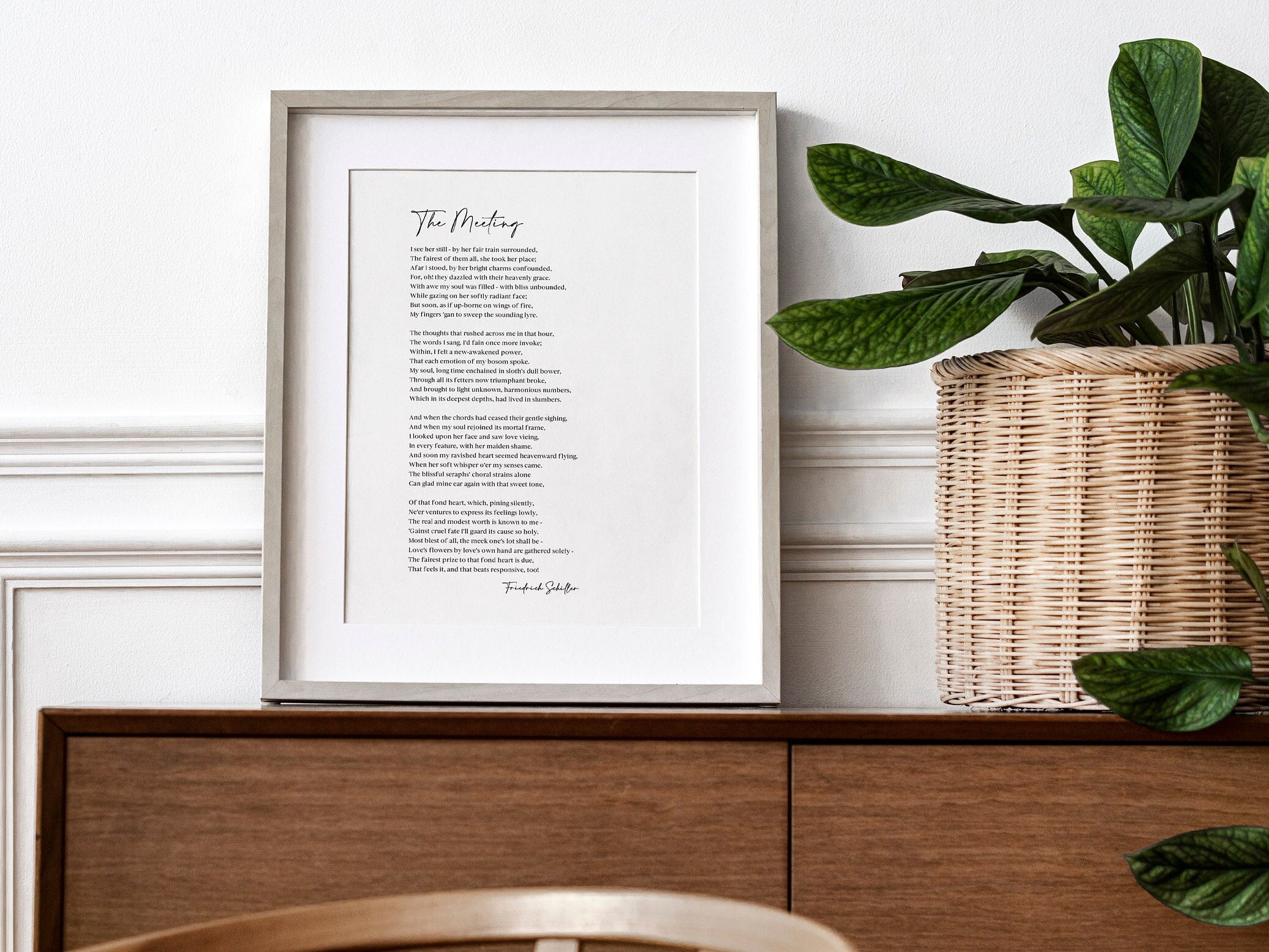 Custom Poem Print: Personalized Poetry Poster, Any Text (digital File ...