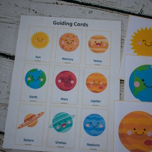 Solar System Cards, Homeschool Educational Game, Learning Activity ...