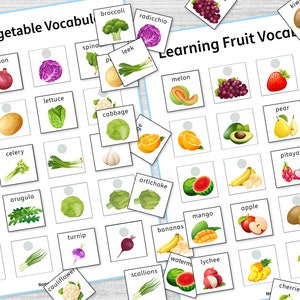 Fruit & Vegetable Sorting Activity, Homeschool Educational Worksheet ...