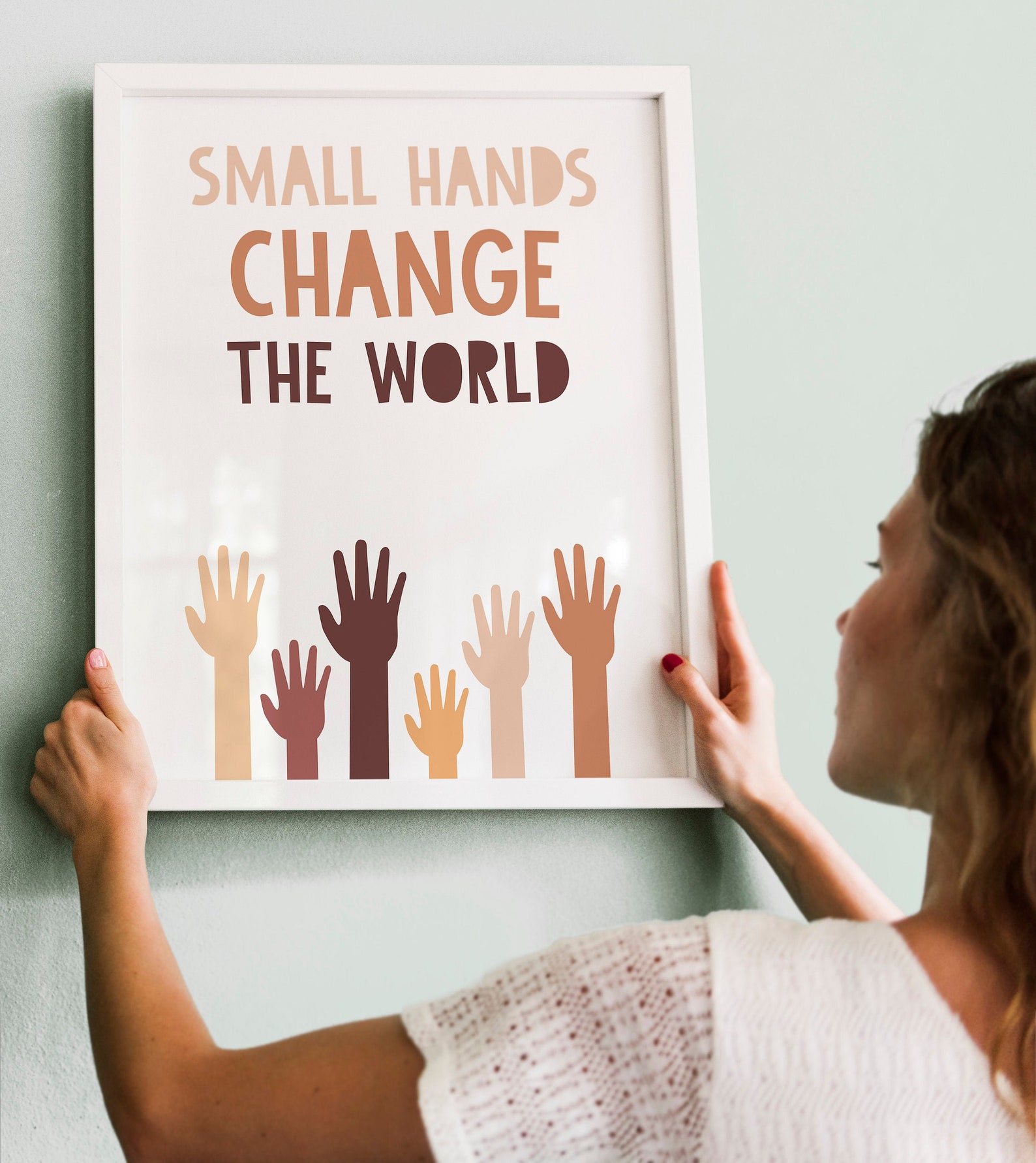 Small Hands Change the World Diversity Wall Art Printable - Etsy Canada