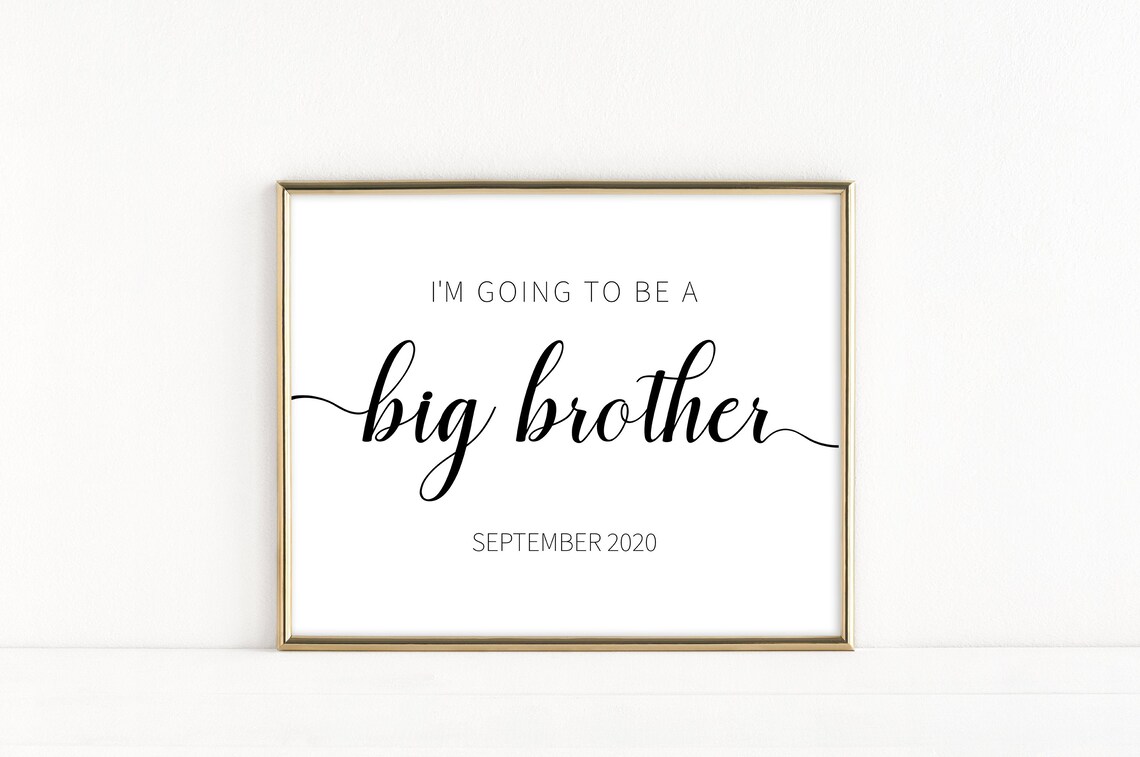 I'm Going to Be a Big Brother Custom Pregnancy - Etsy