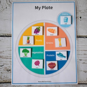 Food Groups Sorting Worksheet, Busy Book Printable, Homeschool Activity ...