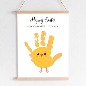 Easter Handprint Craft for Kids Digital DIY Cutest Little Chick ...
