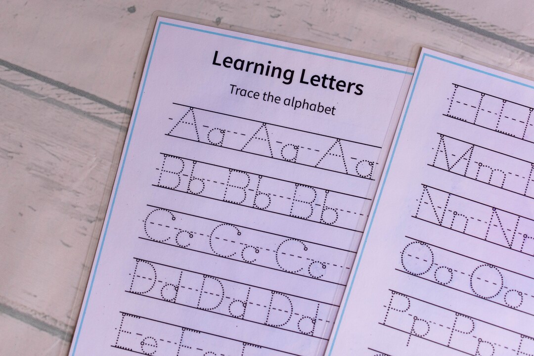 Educational Activity, Tracing Letters, Homeschool Printable, Busy ...