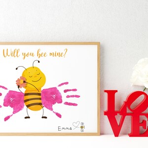 Valentine's Day Craft Bundle DIY Handprint & Footprint - Etsy