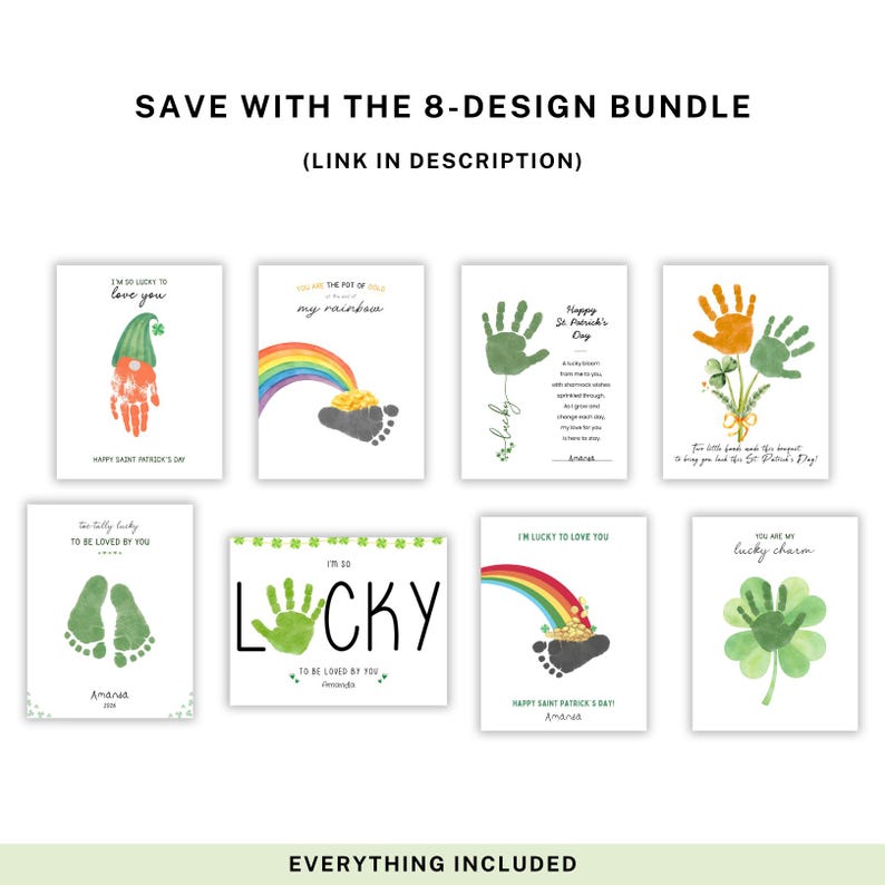 St. Patrick’s Day Handprint Printable | I’m so Lucky to Love You Craft ...