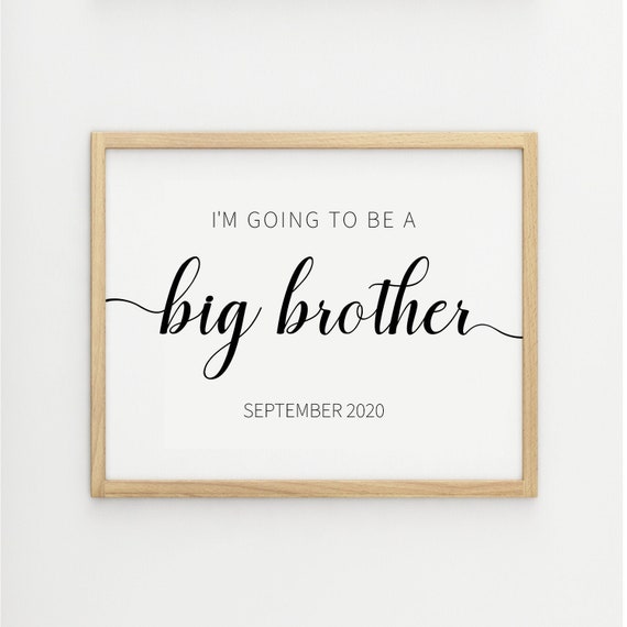 I'm Going to Be a Big Brother Custom Pregnancy - Etsy
