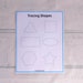 Shapes Tracing Worksheet, Busy Book Printable, Educational Activity ...