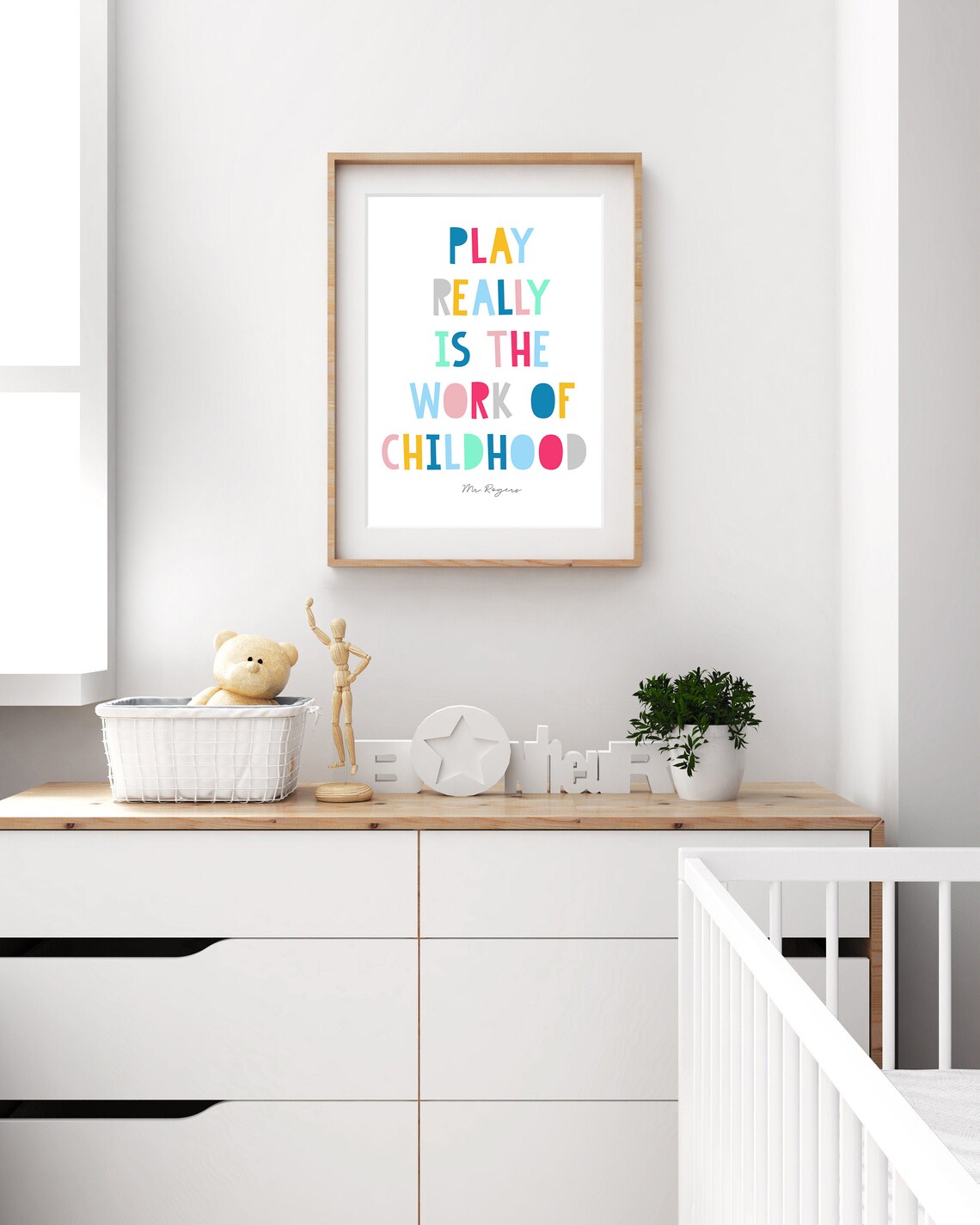 Quote Print: Playroom Poster, Colorful Kids Bedroom Decor (digital ...