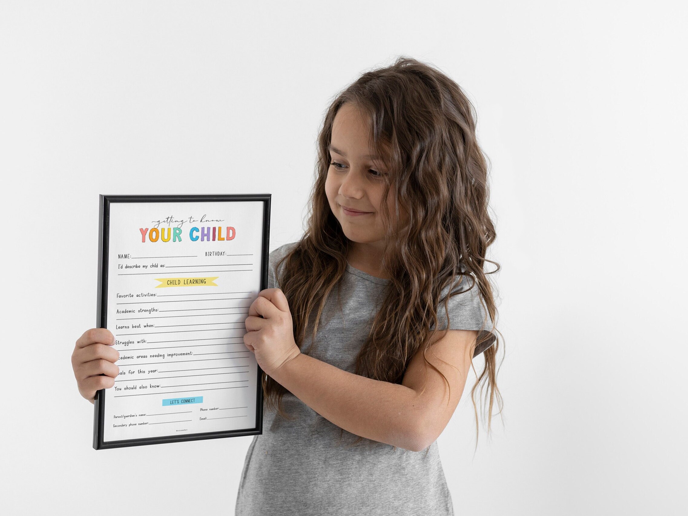 Parent Survey Printable: Back to School Questionnaire (digital Download ...