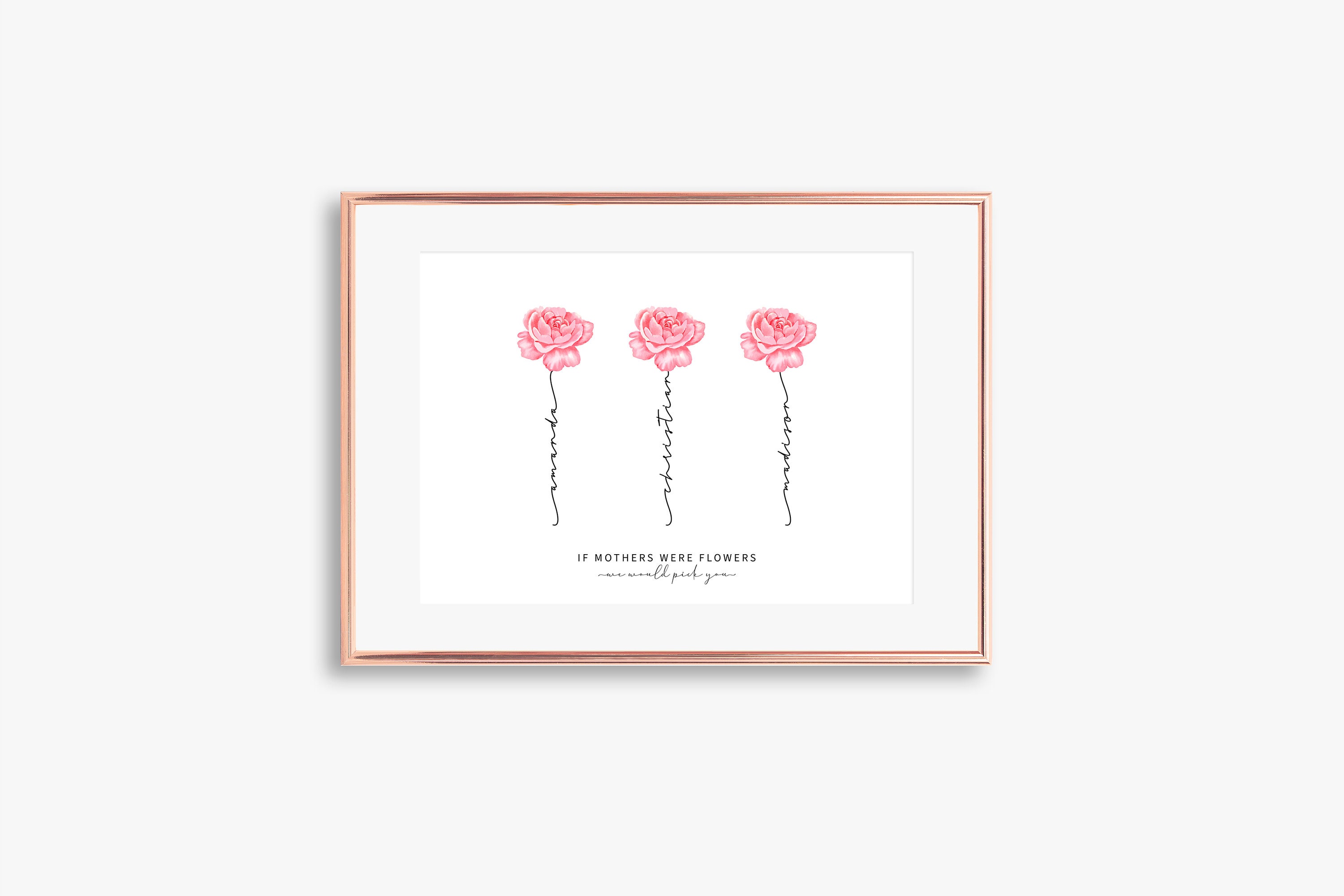 Personalized Flower for Mom Mother's Day Gift If Mothers - Etsy